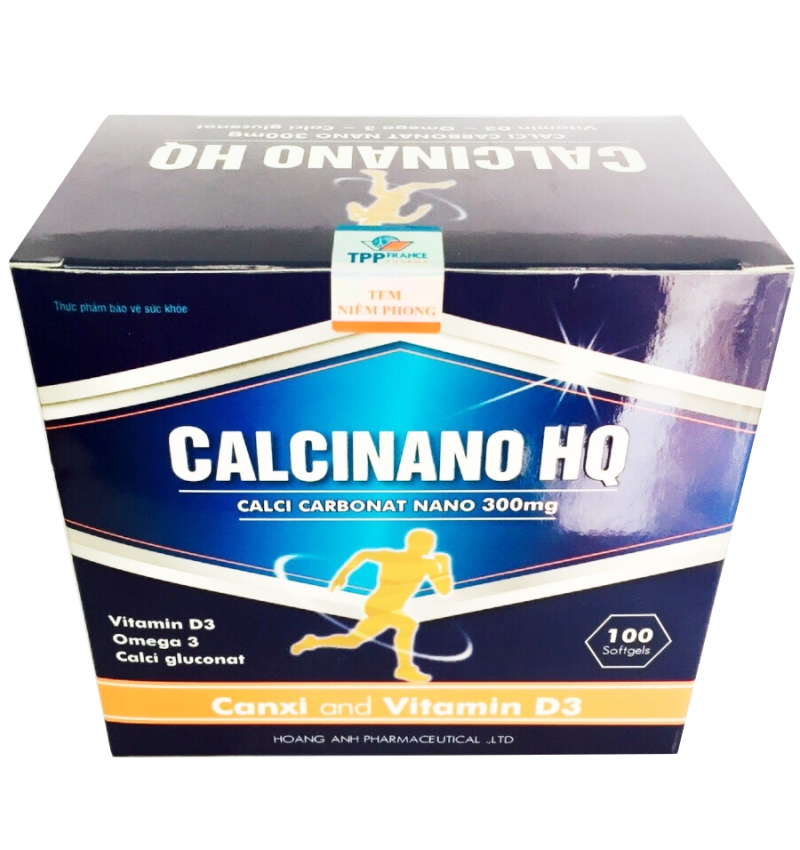 Calcinano HQ - Bổ sung canxi cho xương chắc khỏe