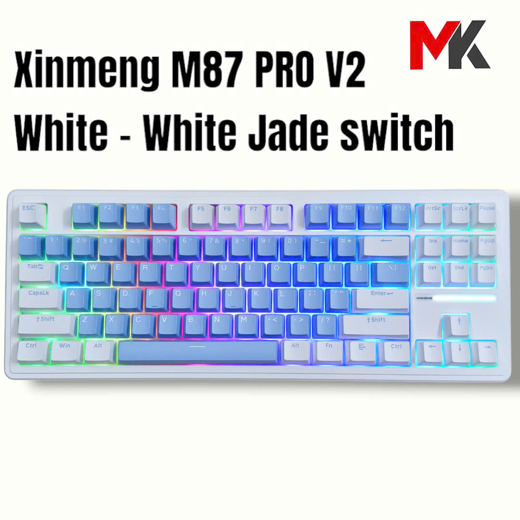 Bàn Phím Cơ Xinmeng M87 Pro V2 - Gasket Mount, LED RGB, 3 Chế Độ Kết ...