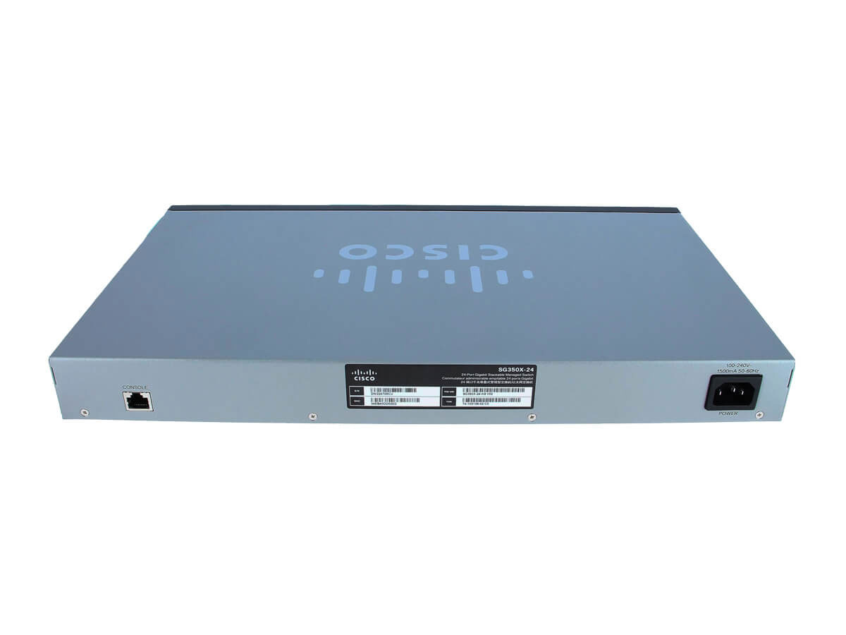 Cisco 24-port Gigabit Stackable Managed Switch - SG350X-24-K9-EU