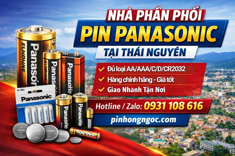 Pin CR2032 Panasonic Chính Hãng – Giá Tốt, Giao Nhanh | Pin Hồng Ngọc