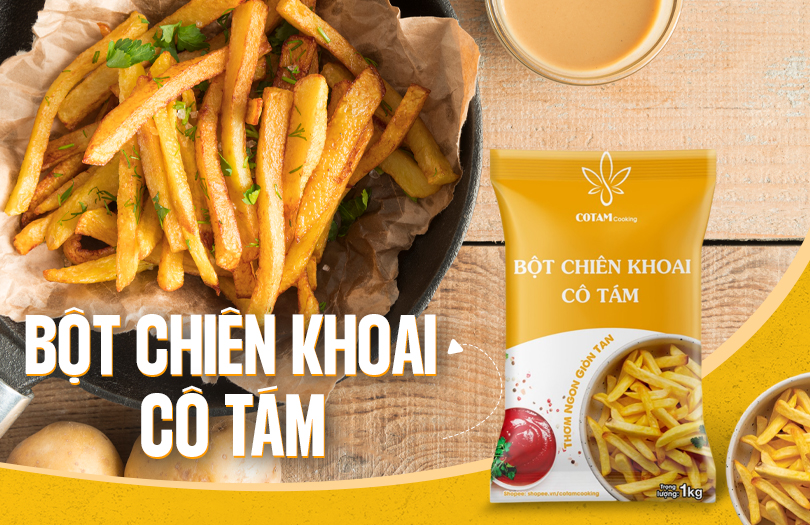 Bột chiên gà Cô Tám - Cô Tám Cooking | Kota Food