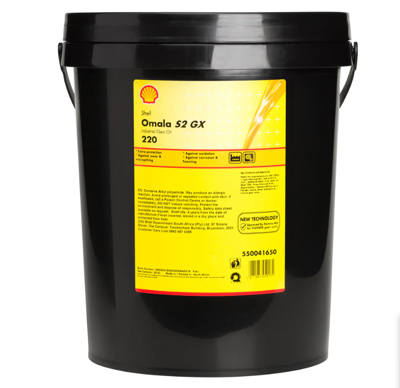 DẦU NHỜN - SHELL OMALA S2 GX220 - 20l/xô
