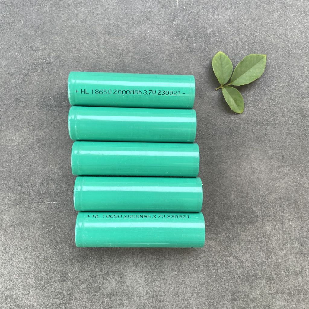 Pin HL 18650 3.7v 2000mah 5C đầu bằng