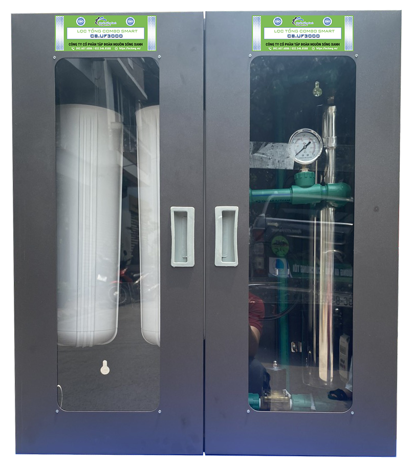 Hệ thống lọc chung cư và nhà diện tích nhỏ Combo smart CS.UF3000 - 2 ...