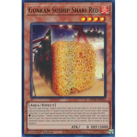 [ Bài Yugioh Chính Hãng ] Gunkan Suship Shari Red - MP24-EN155 - Ultra ...