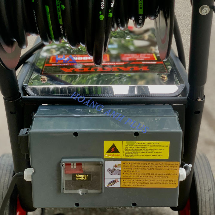 Máy Rửa Xe Cao Áp Hakuda 3Kw RL3000 Pro Piston Sứ