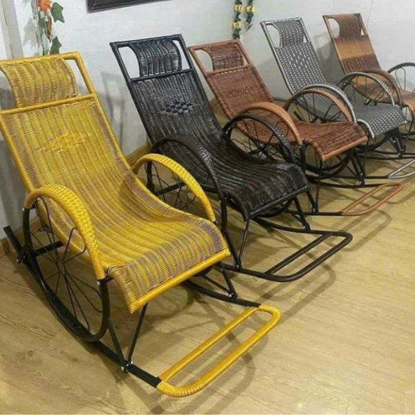 Ghế Bập Bênh Mây Nhựa MN02