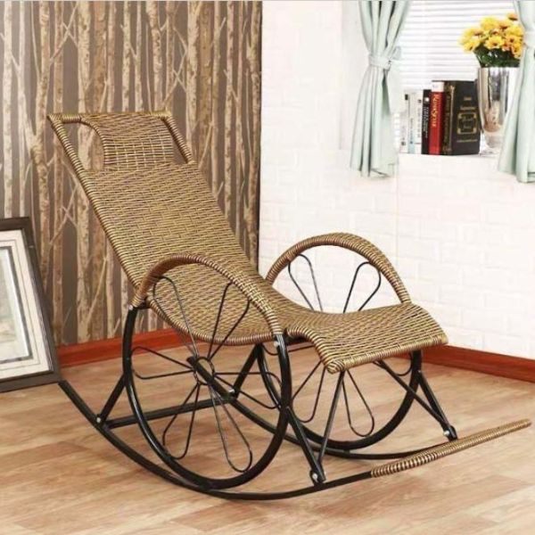 Ghế Bập Bênh Mây Nhựa MN02