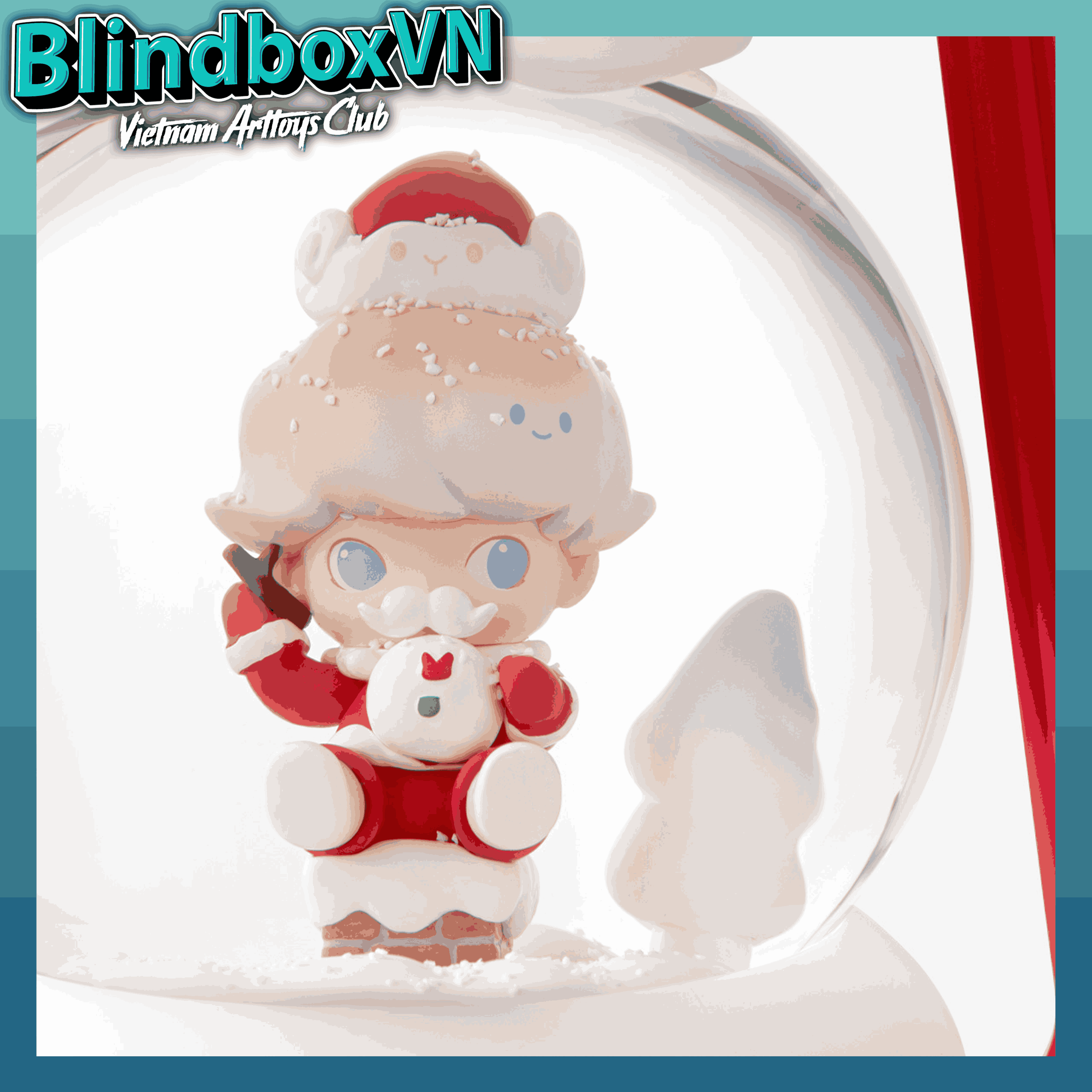 DIMOO Letters from Snowman Series-Crystal Ball Lamp