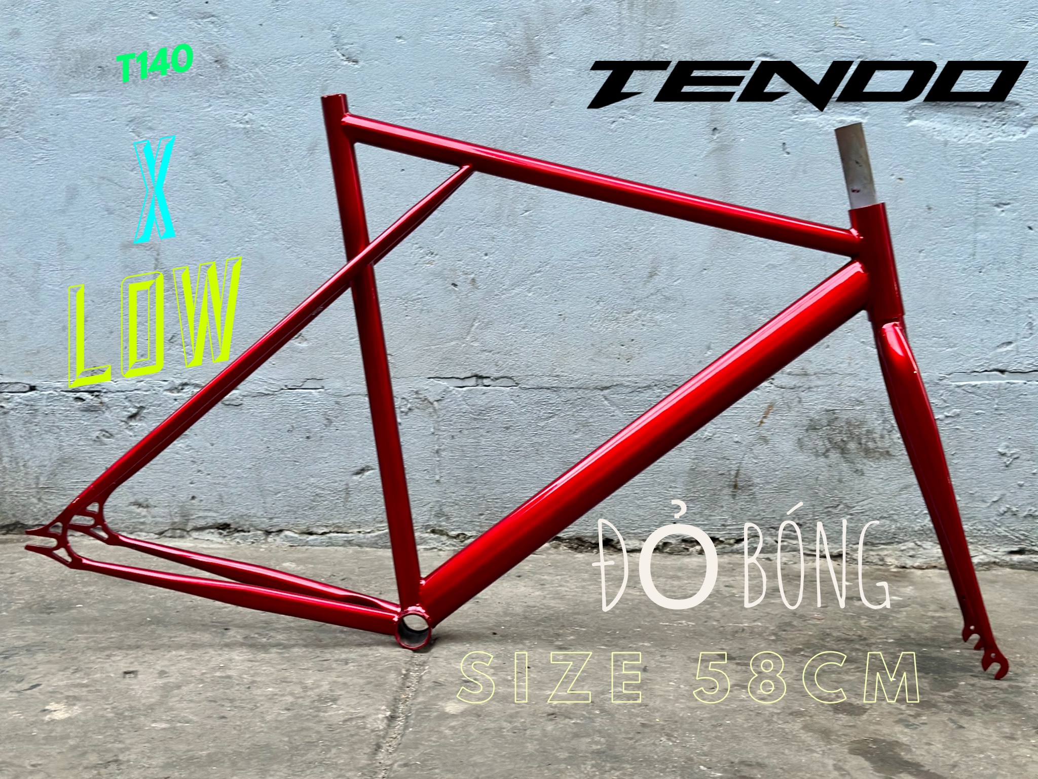 Khung Fixed Gear TENDO T140 X LOW Size 58cm