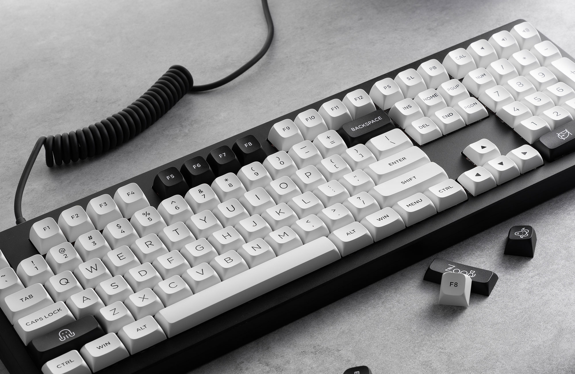 Kit Monsgeek M5W Custom Build Keyboard – 3 modes, Aluminium CNC, Gasket Mount, Hotswap, RGB ...