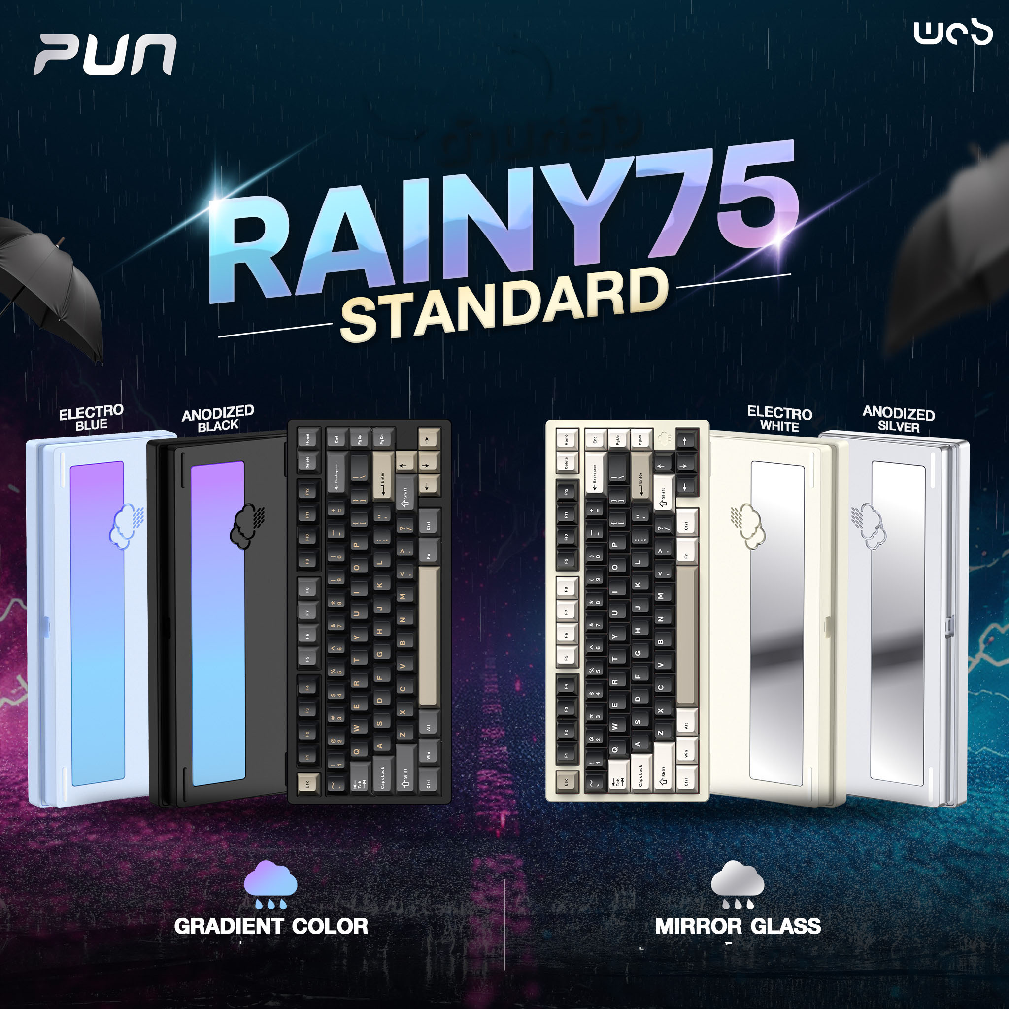 Hàng Chính Hãng Rainy 75 – Bàn phím cơ custom Rainy 75