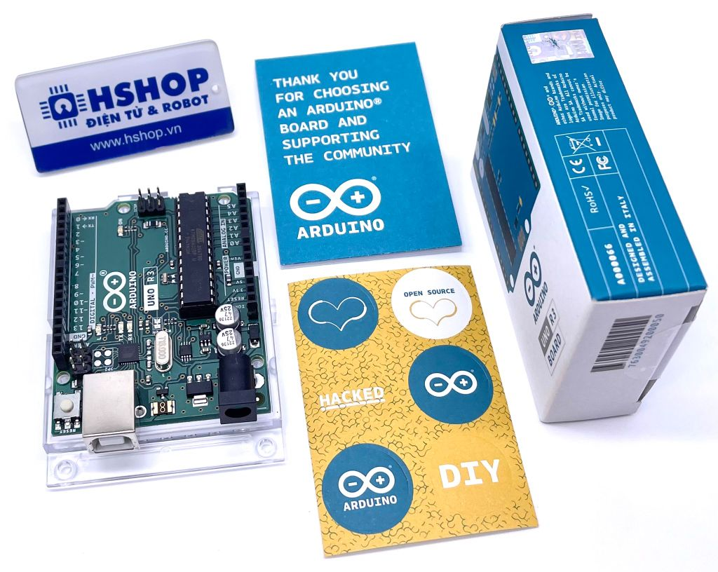 Arduino Uno Rev3 Chính Hãng Original Made In Italy