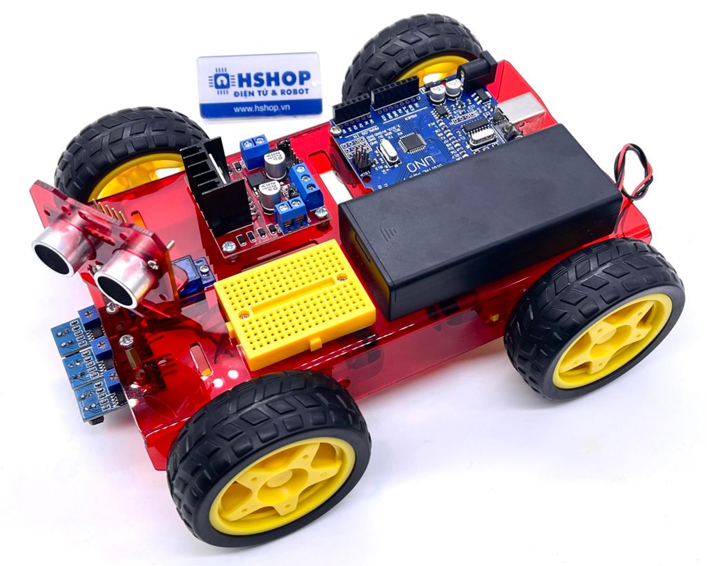 Khung xe Robot Chasiss 4WD Car R1