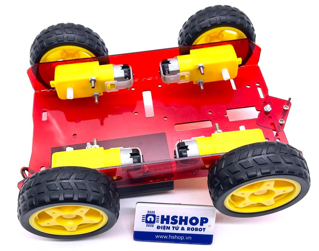 Khung xe Robot Chasiss 4WD Car R1