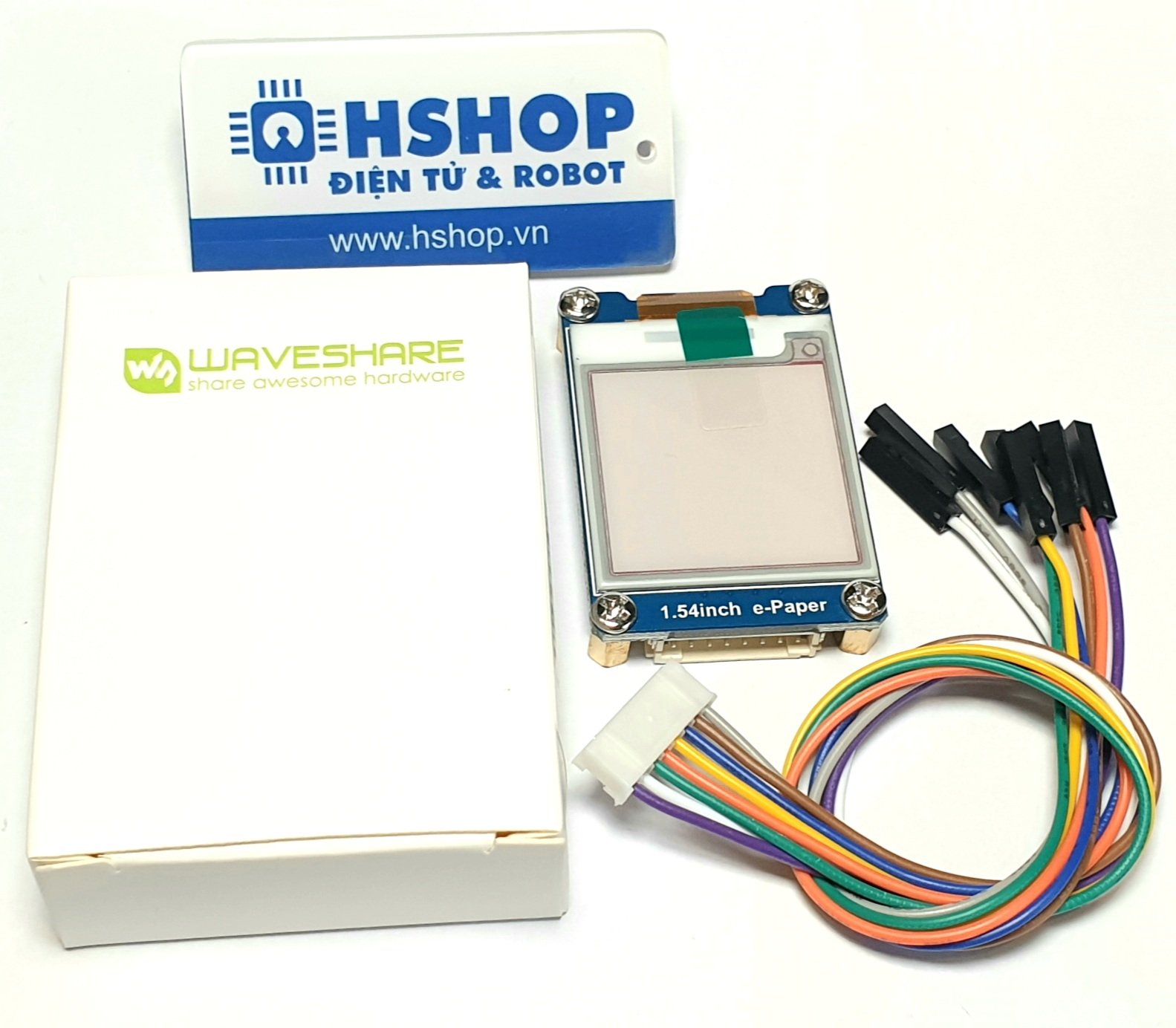 Màn hình Waveshare 1.54 inch E-Ink display module, three-color (B)