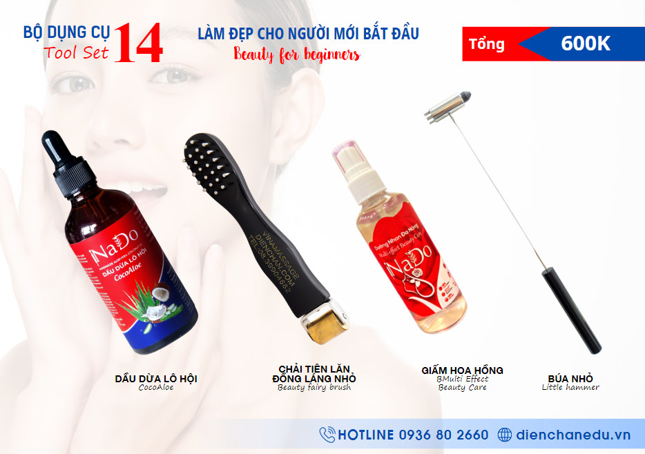 Bộ dụng cụ 14 Làm Đẹp Làm Đẹp Cho Người Mới Bắt Đầu | Tools set 14 ...