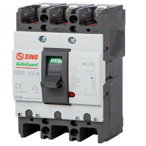 Aptomat khối MCCB 2P 150A 65kA SBE202b/150 chính hãng