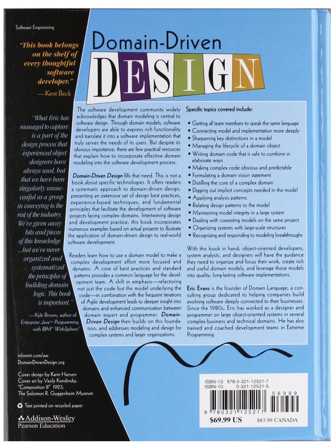 Domain-Driven Design: Tackling Complexity in the Heart of Software Domain-Driven Design: Tackling Complexity in the Heart of Software