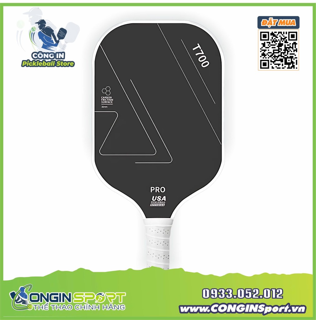 VỢT PICKLEBALL T700 PRO CARBON FIBER - Mặt nhám, chất lượng, đa dạng ...