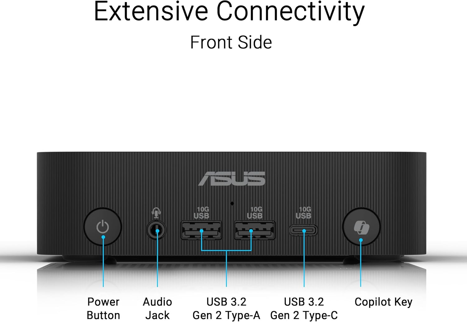 ASUS NUC AI 350 (ExpertCenter PN54) Mini PC Ryzen AI 7 350 Radeon 860M ...