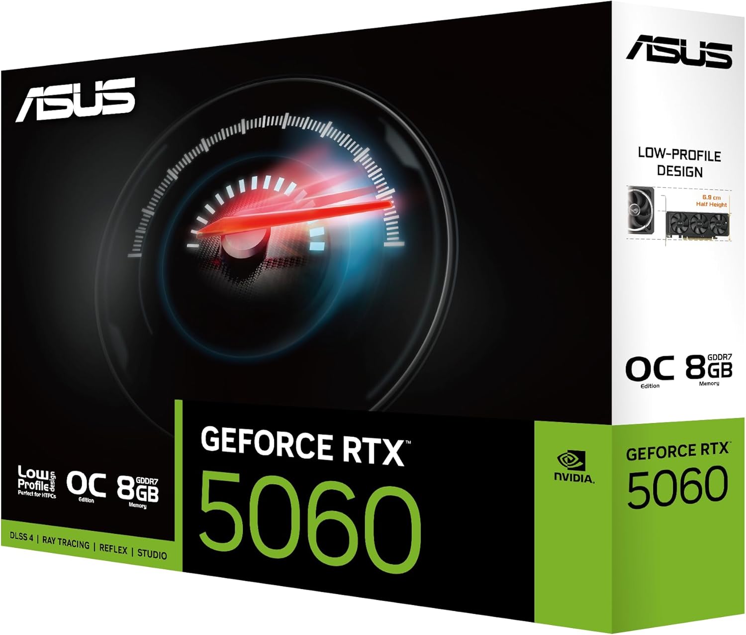 ASUS GeForce RTX™ 5060 LP BRK 8GB GDDR7 OC Edition RTX5060-O8G-LP-BRK Sức Mạnh GDDR7 Đặt Trong ...