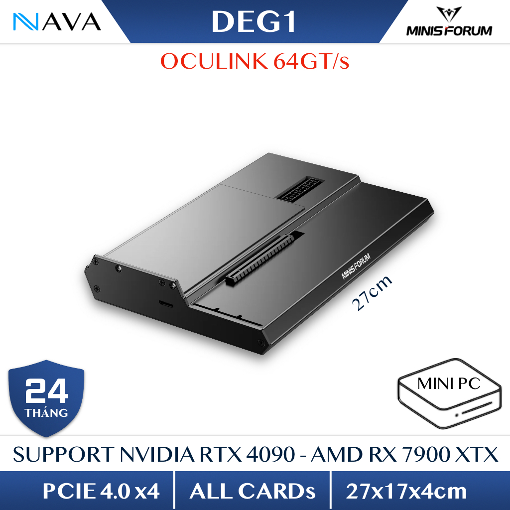 EGPU MINISFORUM DEG1 Oculink - Hàng chính hãng MinisForum NAVA STORE ...