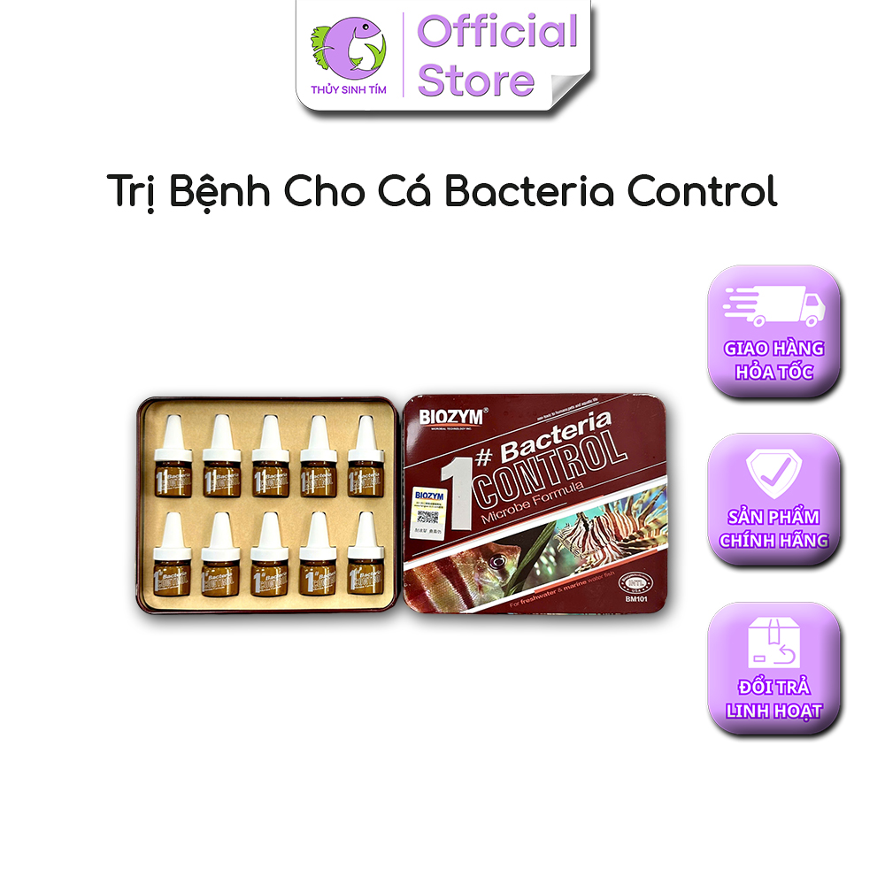 Bacteria Control BIOZYM - Thuốc Trị Bệnh Cho Cá | Thủy Sinh Tím