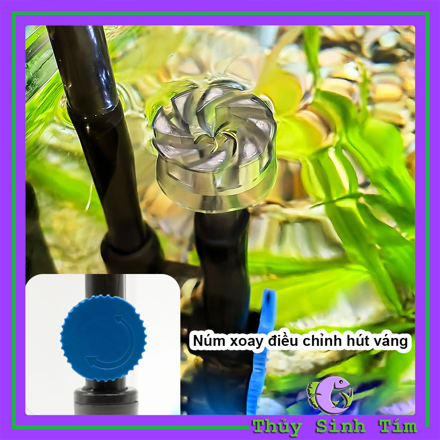 Máy Lọc Treo Tích Hợp Xả Đáy YBF | Thủy Sinh Tím