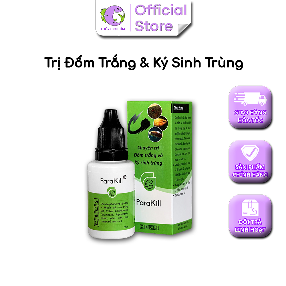 Parakill - Chuyên Trị Đốm Trắng Và Ký Sinh Trùng | Thủy Sinh Tím