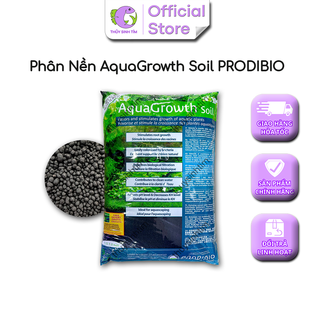 Phân Nền Aqua Growth Soil PRODIBIO | Thủy Sinh Tím