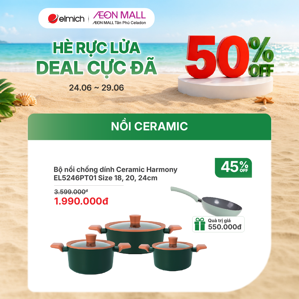 [ELMICH X TTTM AEON MALL TÂN PHÚ] HÈ RỰC LỬA - DEAL CỰC ĐÃ 🔥
