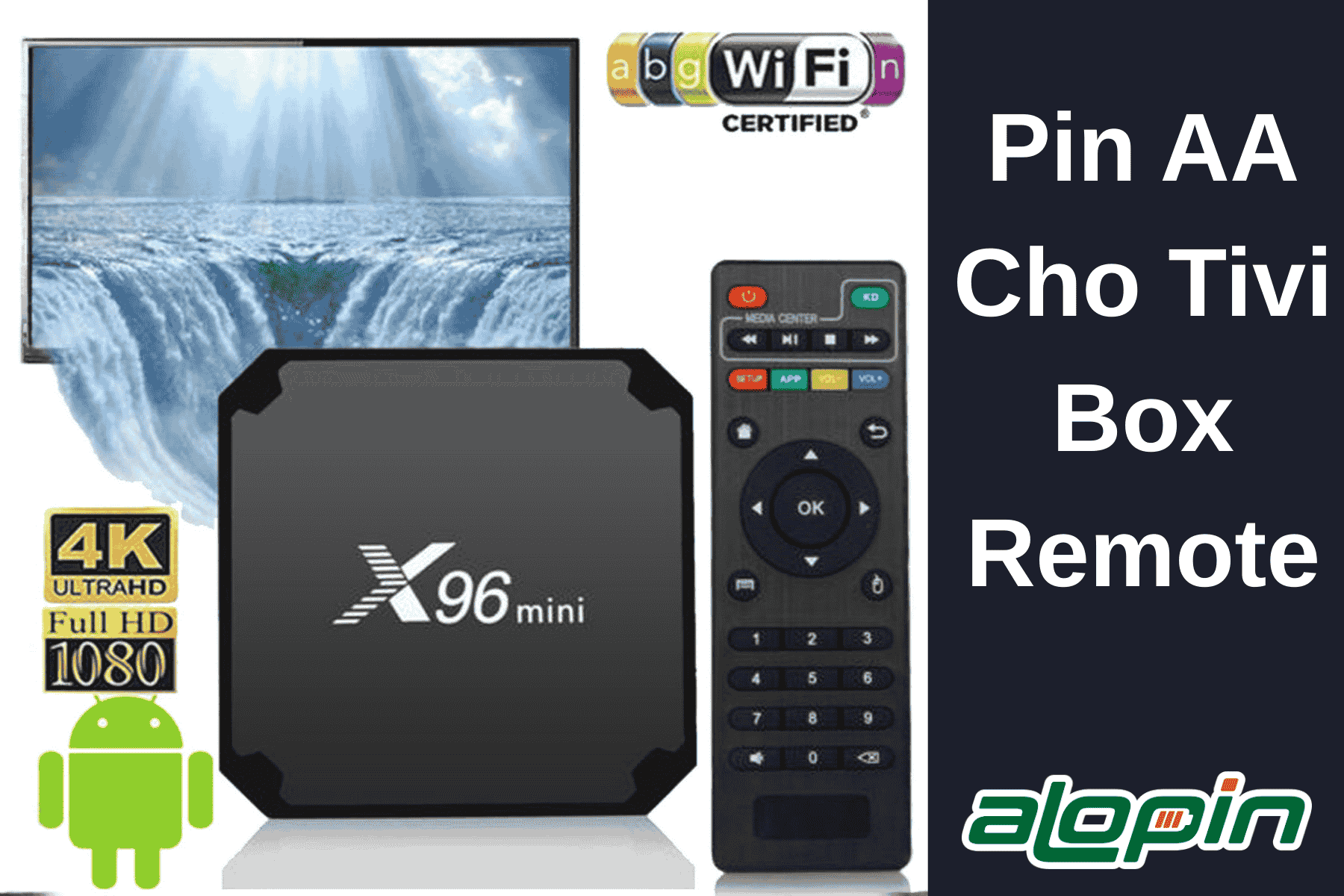Pin AA Cho Tivi Box Remote