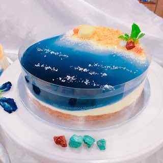 Trải nghiệm phòng bánh VTS - Bánh Ocean Cheesecake