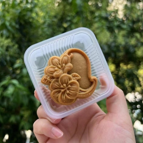 Khuôn trung thu hoa anh đào 1 mặt - 75gr