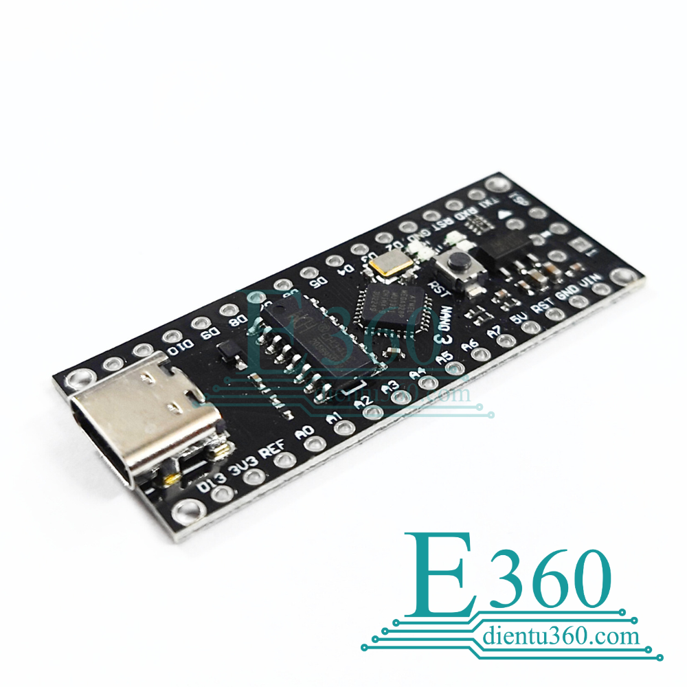Arduino Nano ATMEGA328 - Cổng Type C - Board mạch vi điều khiển Điện Tử ...