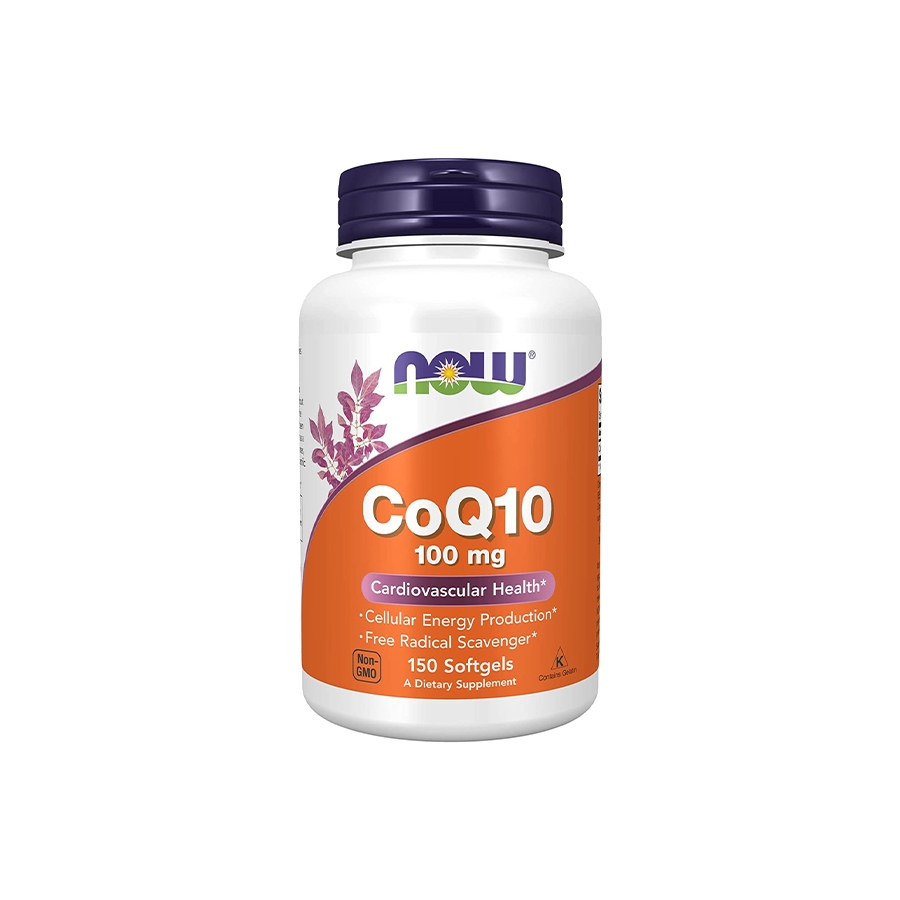 NOW CoQ10 | Viên Uống Coenzyme Q10 Bảo Vệ Tim Mạch