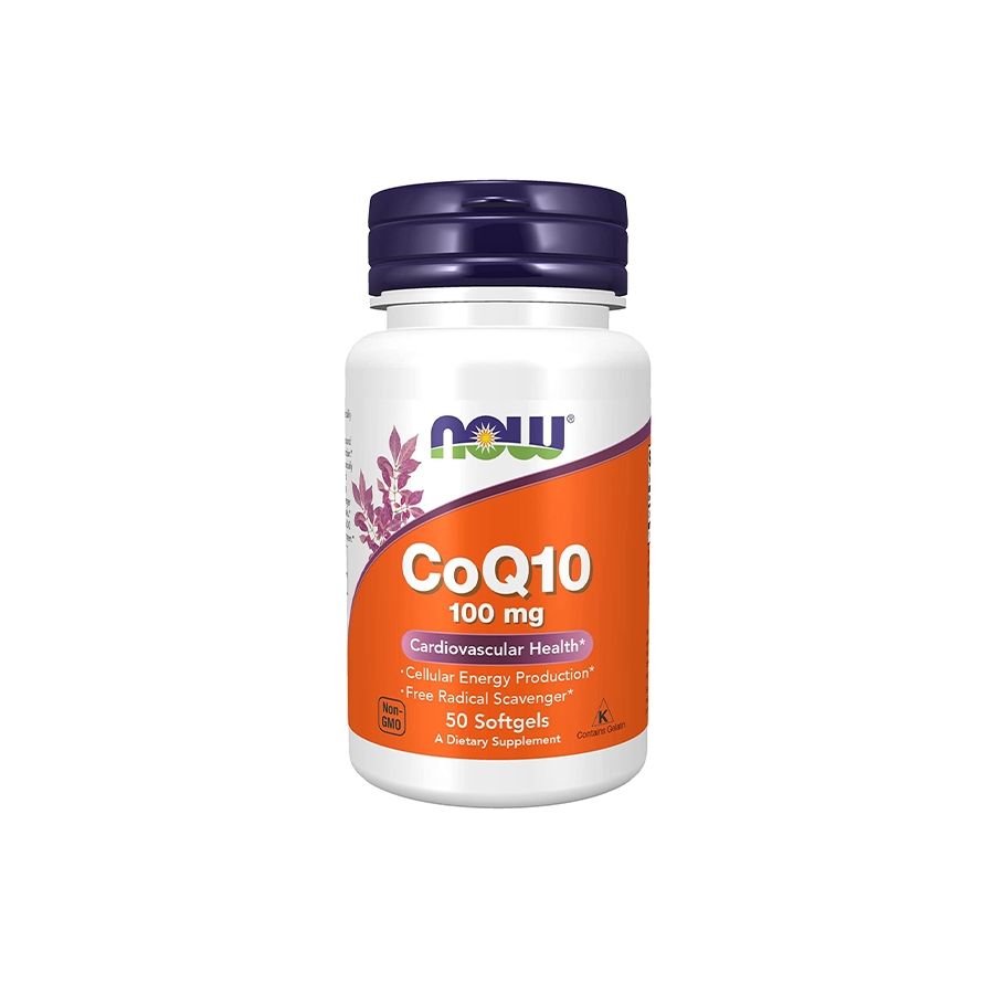 NOW CoQ10 | Viên Uống Coenzyme Q10 Bảo Vệ Tim Mạch