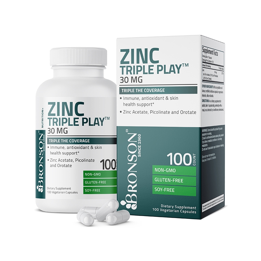 Bronson Zinc Triple Play - 30 mg | Giá Tốt Nhất Thị Trường