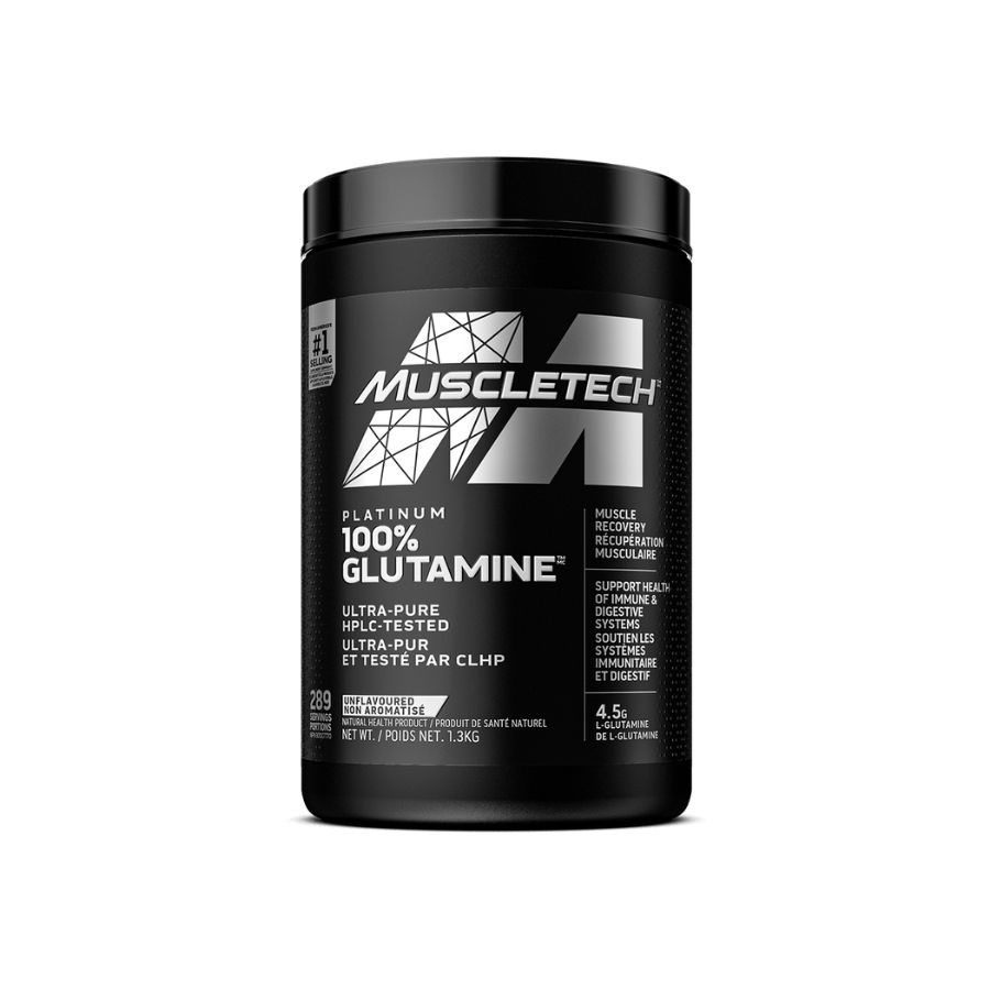 MuscleTech Platinum 100% Glutamine, 300g Unflavored