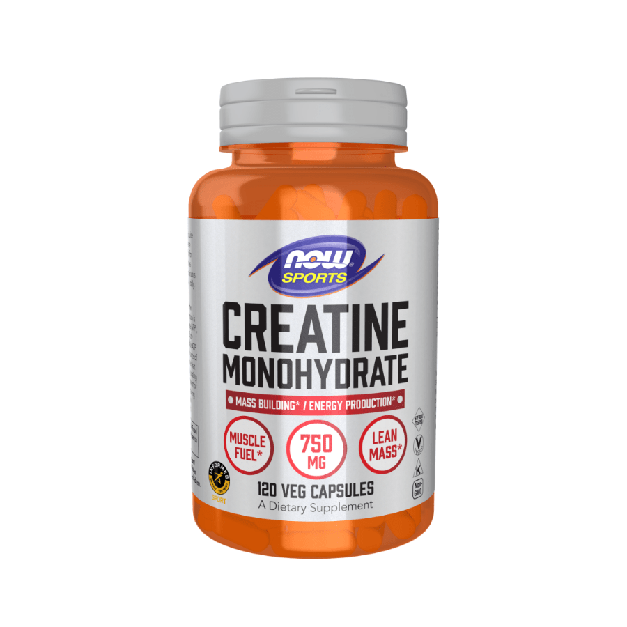NOW Creatine Monohydrate 750 mg - Dạng Viên Tiện Lợi - Mua Ngay
