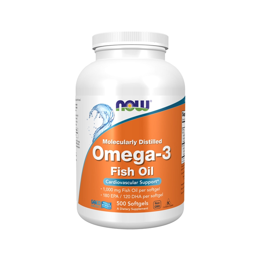 NOW Omega-3 1000mg Fish Oil - Dầu cá USA - Chất lượng & Giá Rẻ