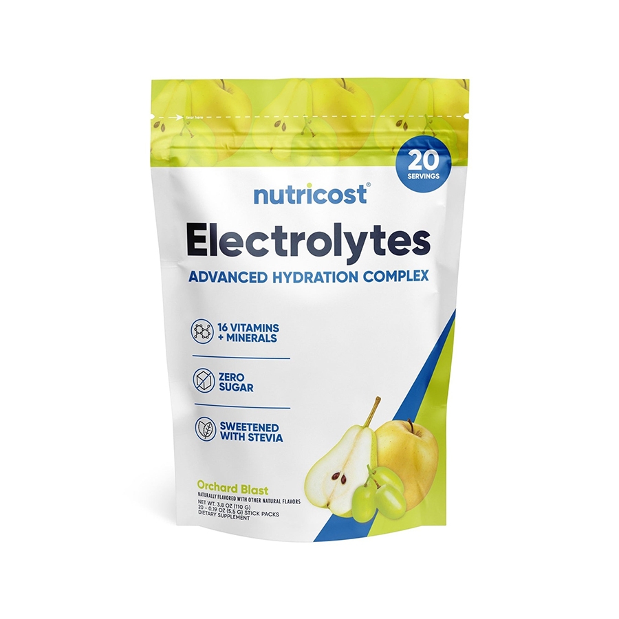 Bột điện giải Nutricost Electrolytes Powder | 16 điện giải & vitamin