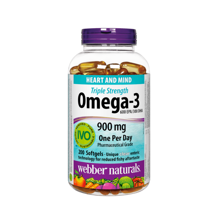 Dầu cá Webber Naturals Omega 3 (900mg) - Cam kết chính hãng