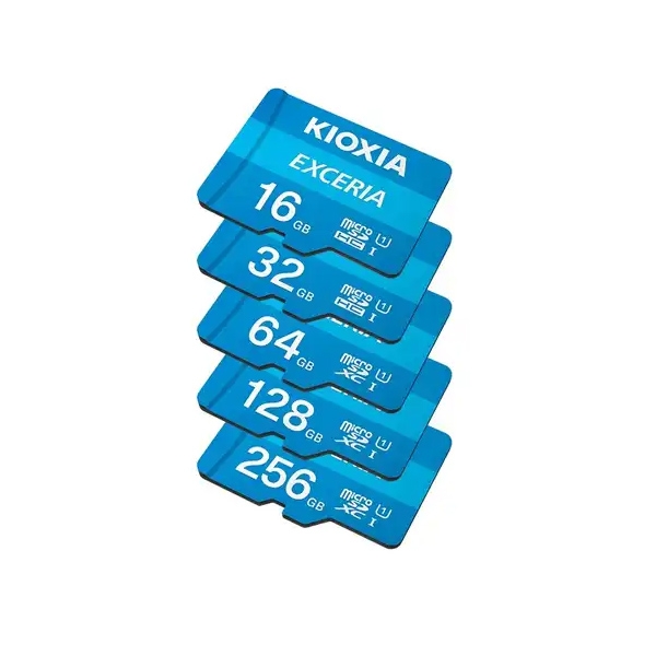 Thẻ nhớ MicroSDHC Kioxia Exceria 256GB UHS-I U1 100MB/s - kèm adapter (Xanh) Nhất Tín Computer