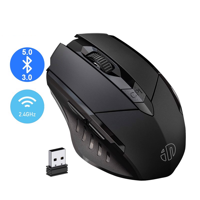 Chuột không dây wireless kiêm bluetooth INPHIC A1 pin sạc - Silent ...
