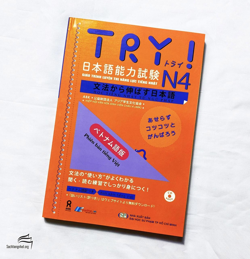 Try N4 Phiên bản tiếng Việt- Sách luyện thi N4 Try Ngữ pháp