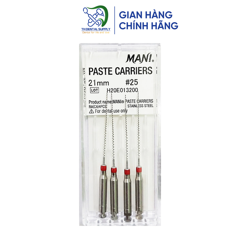 Mũi quay vật liệu nội nha Lentulo Mani Paste Carriers