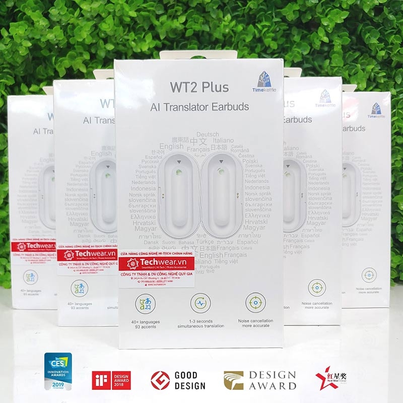 Bán tai nghe phiên dịch WT2 Plus AI Translator Earbuds chính hãng | Techwear.VN