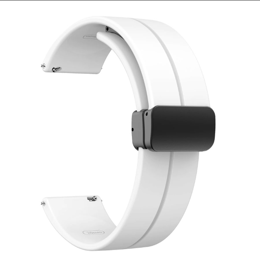[Giảm 30%]dây smartwatch 20mm 22mm silicon khóa nam châm | Techwear.VN